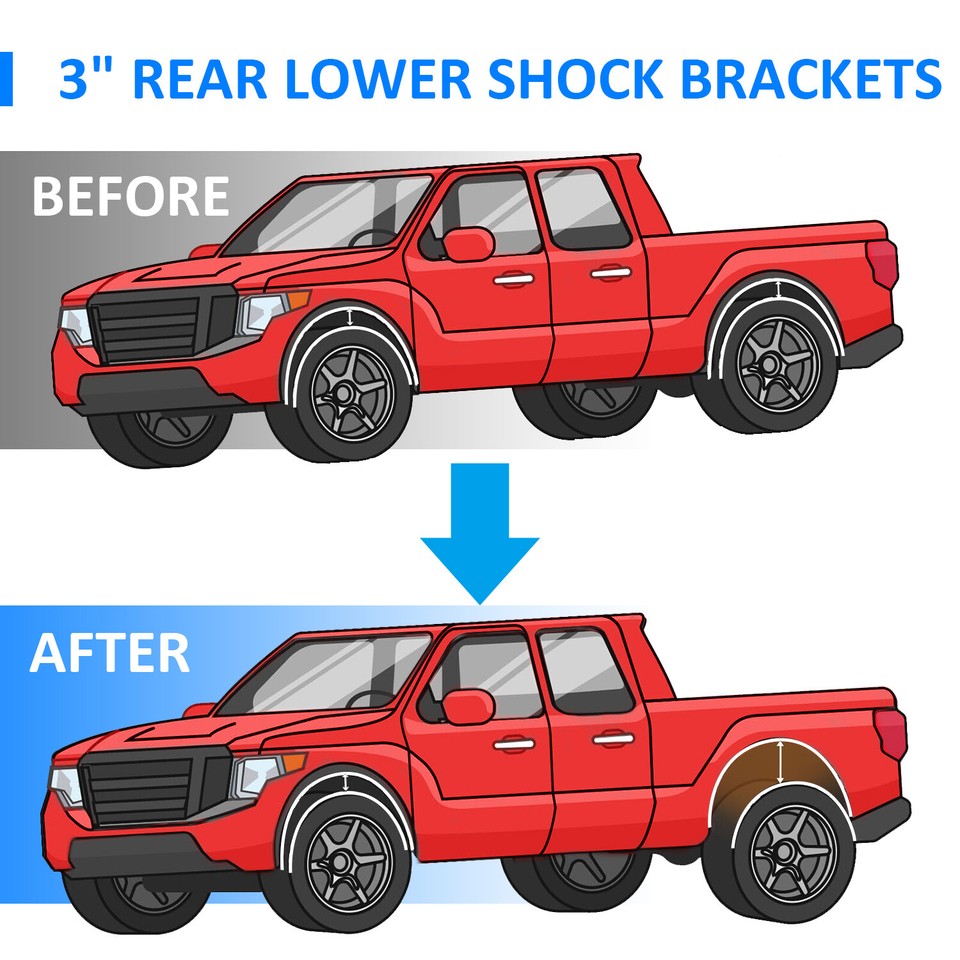 Adjustable Coil Over Coilover Shock Mount Kit Lower Brackets For 3 ...