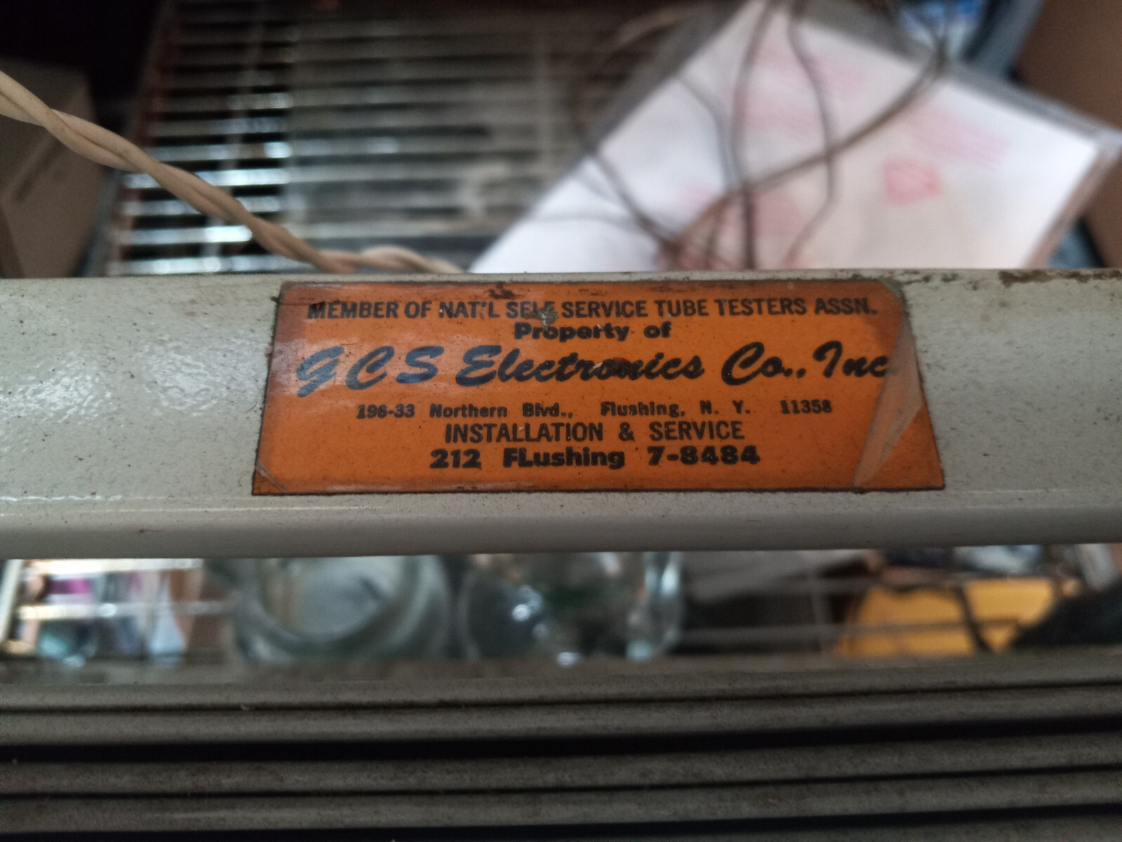 GCS Mercury Self Service Tube Tester! 1960s Radio & TV store display ...