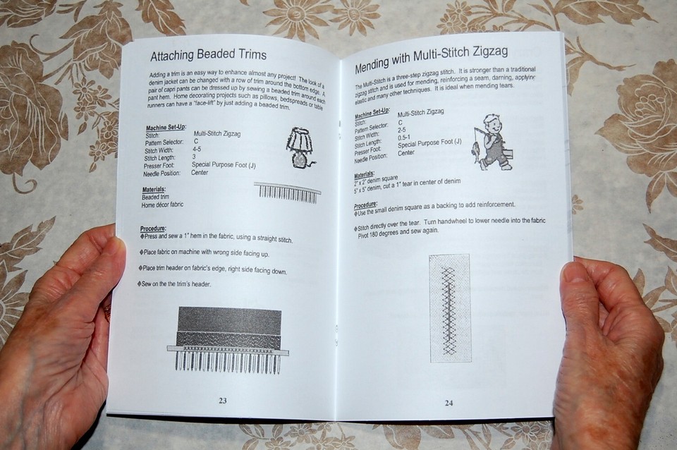 Rare Workbook Manual for Singer Sewing Machine CG-500 CG-550 | eBay