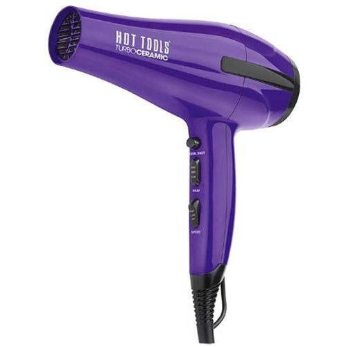 Hot Tools Professional Turbo Ceramic Ionic Hair Blow Dryer Purple ...