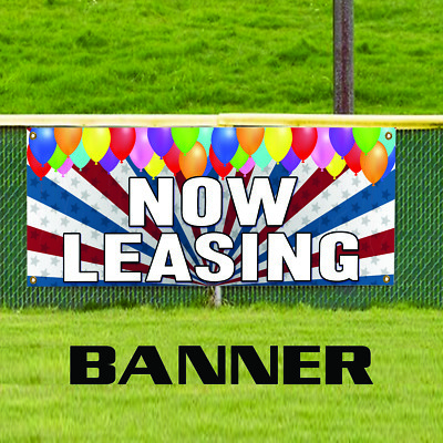 Now Leasing Vinyl Banner Business Office Retail Rent Advertising ...