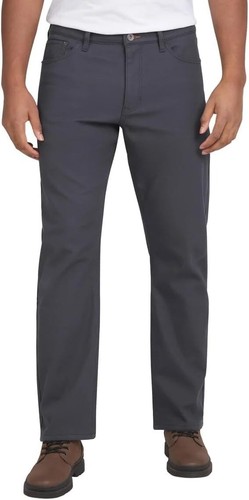 Weatherproof Vintage Men’s Bonded Fleece Lined Canvas Pant (Blue, 38W x ...