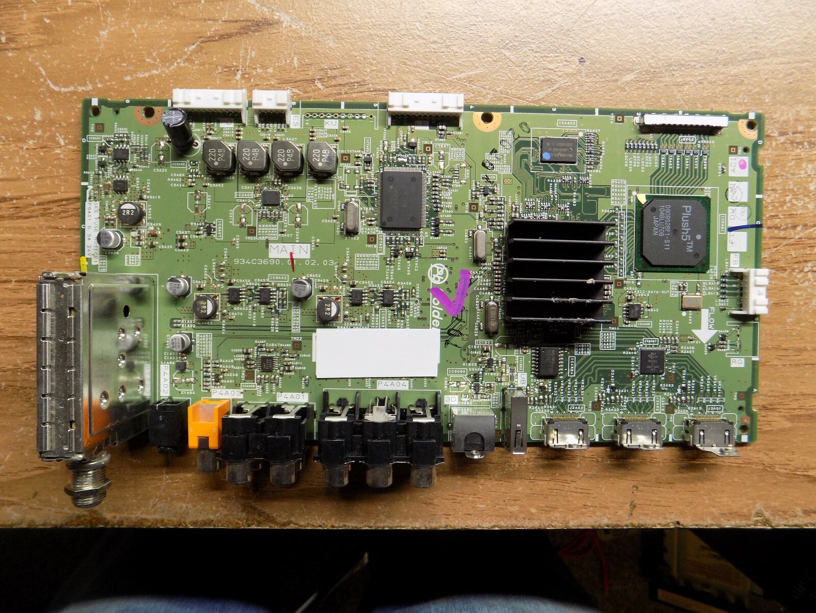 NEW Mitsubishi WD-65C10 (this Model ONLY!) Main Unit Board | eBay