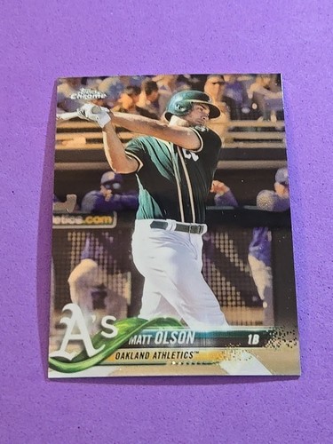 2018 Matt Olson Topps Chrome #64 | eBay