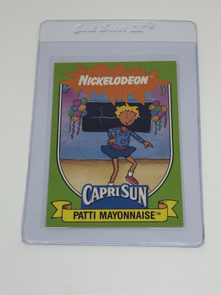 Nickelodeon Capri Sun Doug Trading Card #20 1991 Patti Mayonnaise ...