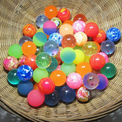 10PCS 25mm Colored Bouncing Balls for Sports and Garden Play | eBay