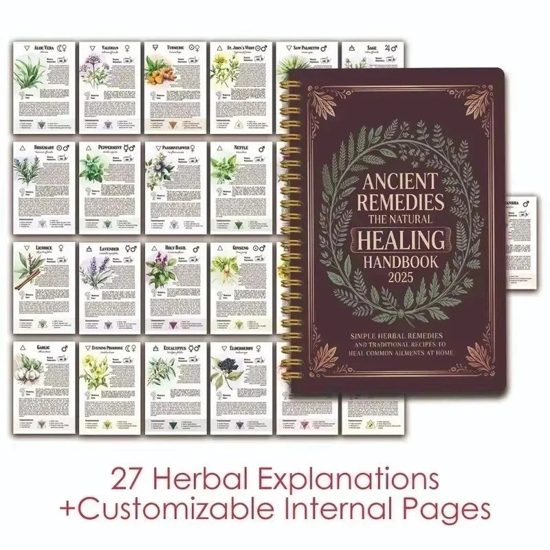 ANCIENT REMEDIES THE NATURAL HEALING HANDBOOK SPIRAL-BOUND GUIDE ...