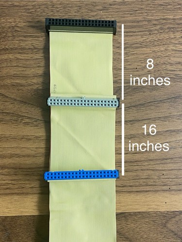 24" Inch 40-Pin 80 Wire UDMA 66/100 IDE 2 Drive Cable - NEW - LOT of 12 ...