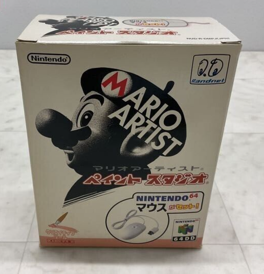 Nintendo N64 Mario Artist Paint Studio Mouse Set 64DD Disk Drive for ...