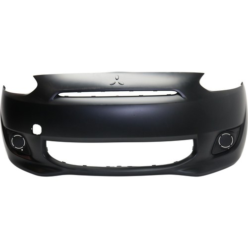 6400D340 New Bumper Cover Fascia Front for Mitsubishi Mirage 2014-2015 ...