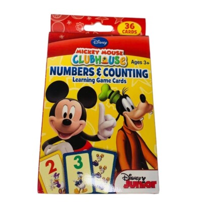 Disney Junior Mickey Mouse Numbers Counting Learning Game Flash Cards ...