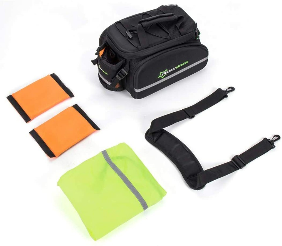 ROCKBROS Bike Rear Bag Cycling Carrier Bag Bicycle Travel Rear Pack ...