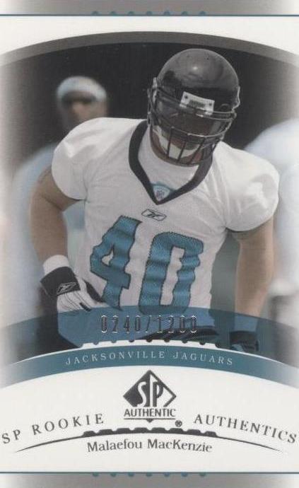 2003 SP Authentic - SP Rookie Authentics Malaefou MacKenzie #167 /1200 ...