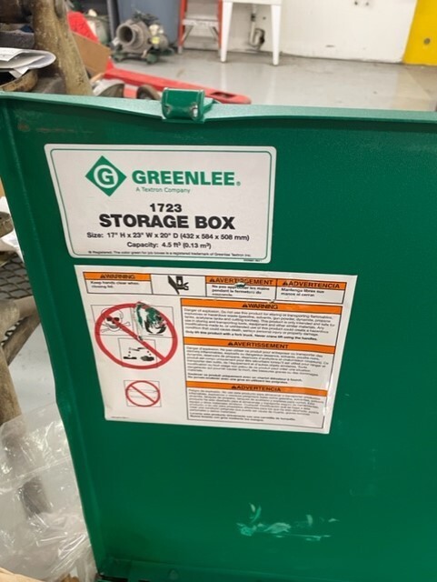 GREENLEE # 02812 MOD. 854 DX BENDING SHOE W / STORAGE BOX | eBay