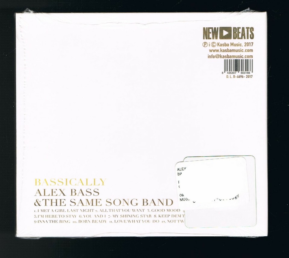 ALEX BASS & THE SAME SONG BAND - BASSICALLY - CD 12 TITRES - 2017 ...