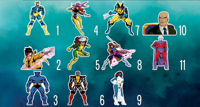 11 X-Men Stickers | eBay