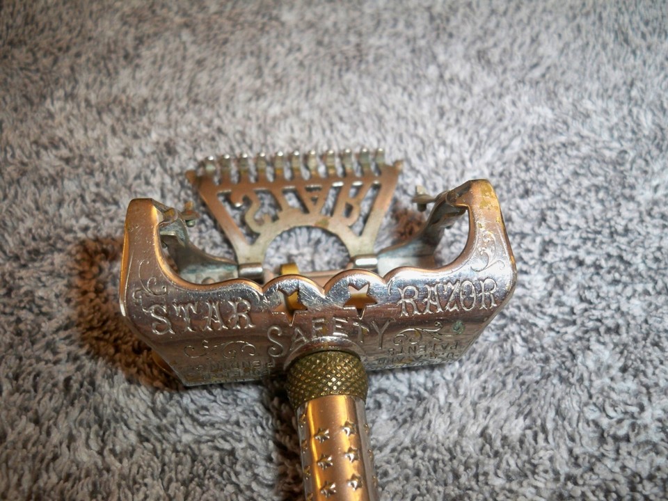 Kampfe Bros 1895 Star Safety Razor With Case & Blade - Complete - Clean ...