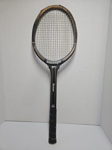Vintage Slazenger Demon Wooden Tennis Racket Vtg Rare Collectible | eBay
