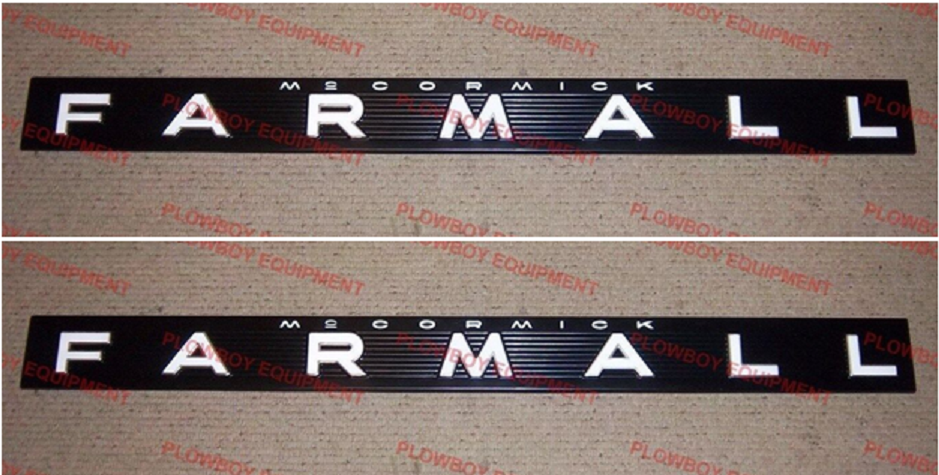 Set of 2 Side Emblems for Farmall International IH 504 656 706 806 1206 ...