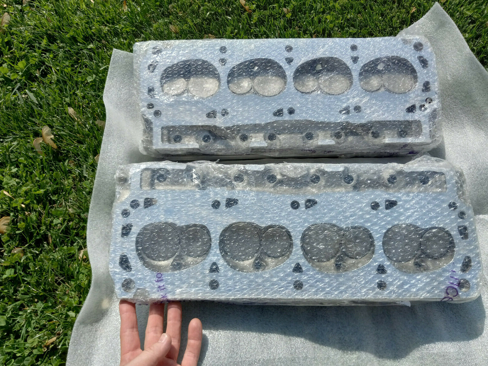 1987-1995 Ford Mustang 5.0L Canfield Aluminum Cylinder Heads 302 COBRA ...