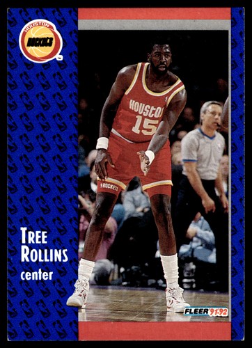 1991 Fleer #291 Tree Rollins Houston Rockets | eBay
