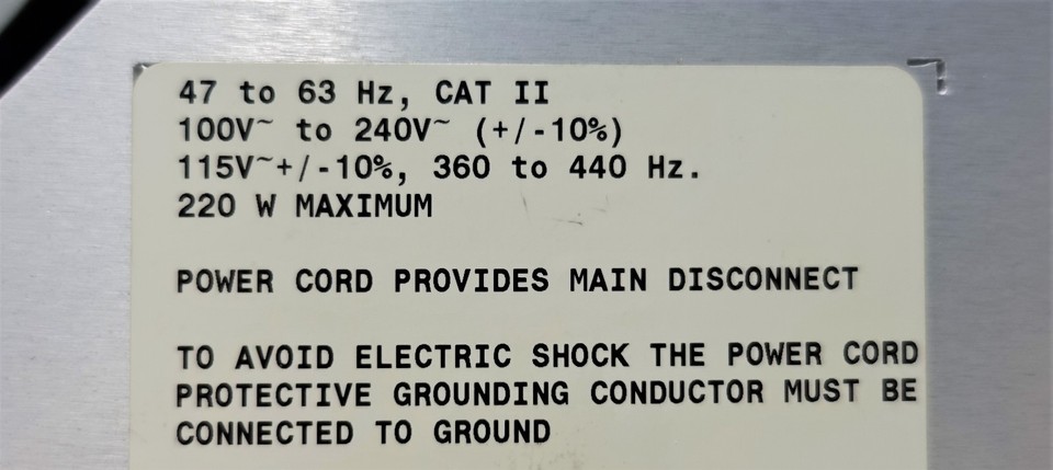 TEKTRONIX TDS5054B DIGITAL PHOSPHOR OSCILLOSCOPE 500MHz 5S/s 4 CHANNEL ...
