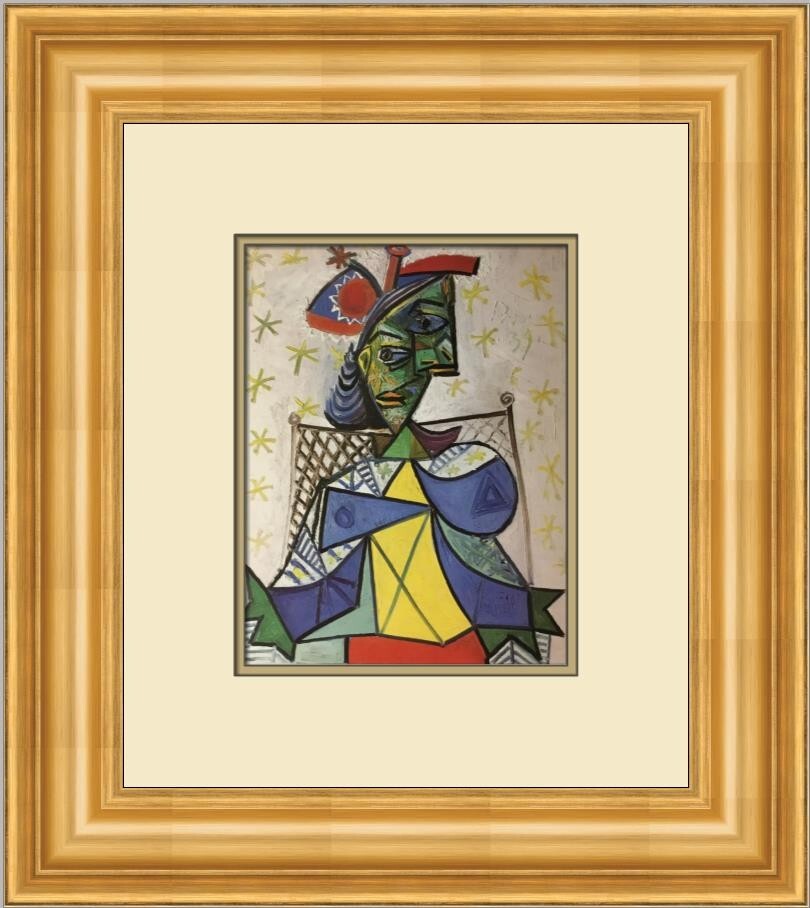 Blue Girl Picasso Pablo Picasso — Bust Of Woman With Hat 2, 1939