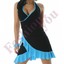 Sexy Women's Latin Mini Dress Ladies Summer Short Dress One Size 8,10 ...