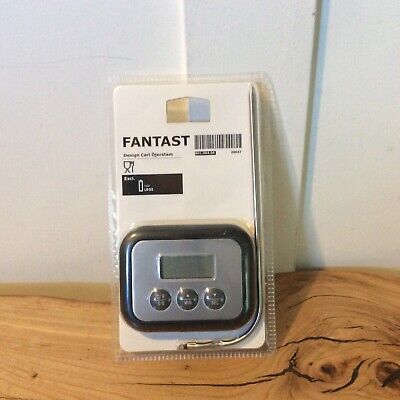 IKEA FANTAST Meat Digital Thermometer Timer Black 20047 | eBay