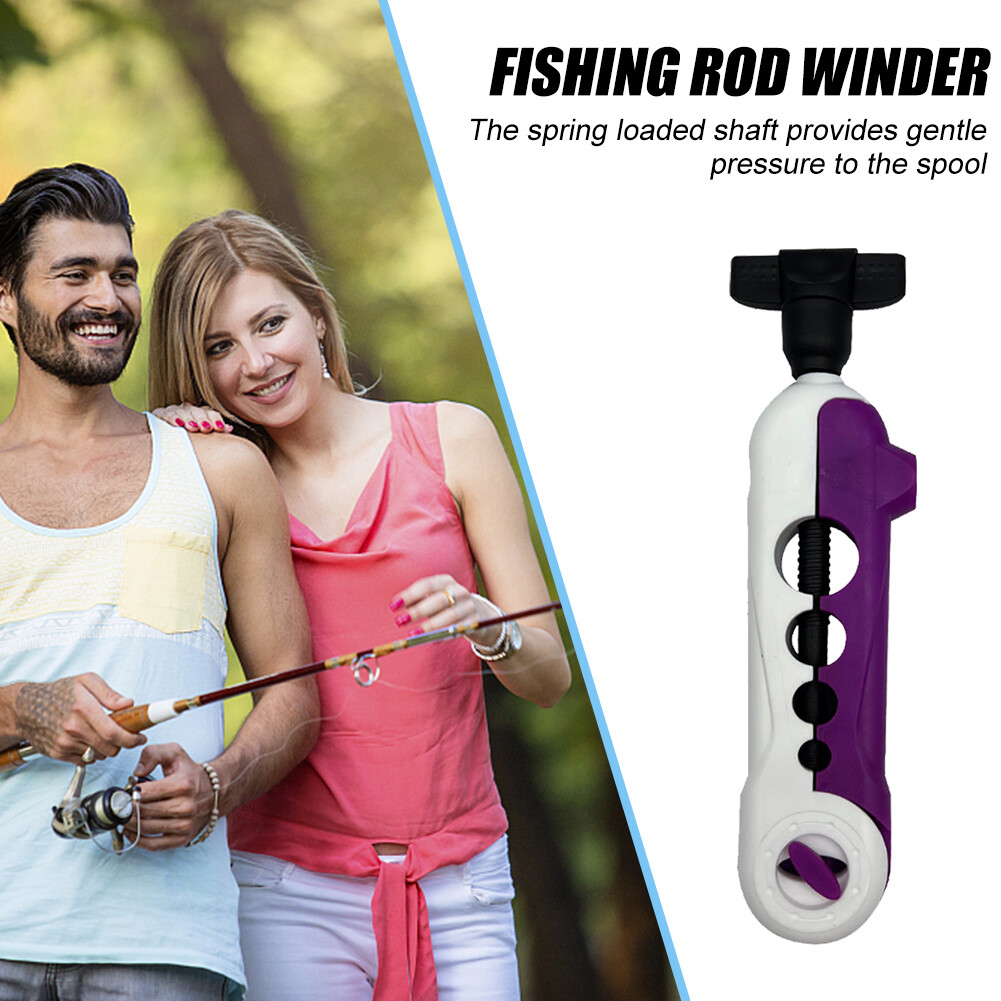 Fishing Line Winder Baitcasting Reel Winding Board Accessories (White ...