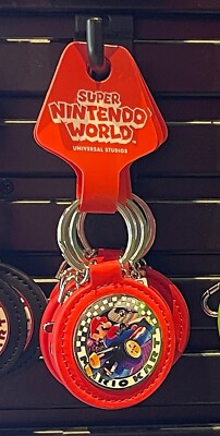 Universal Studios Hollywood Super Nintendo World Mario Keychain Mario ...