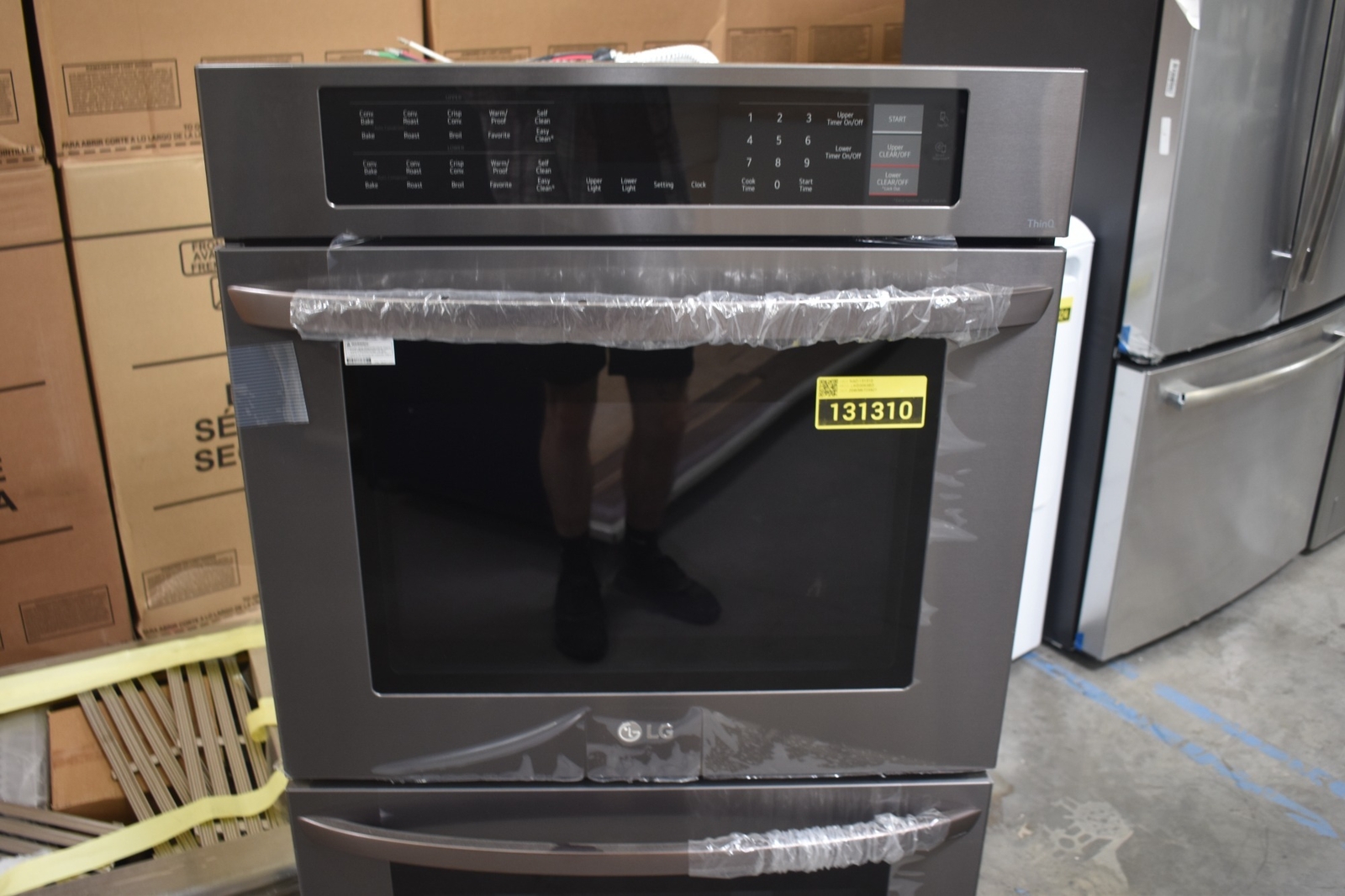 LG LWD3063BD 30" Black Stainless Double Electric Wall Oven NOB #131310 ...