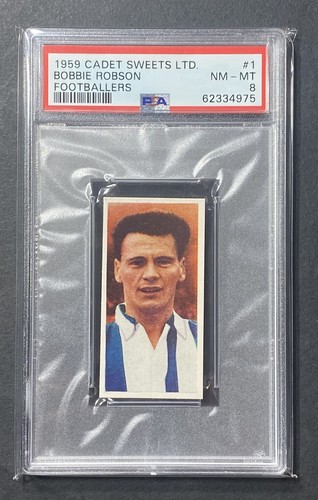 Bobbie Robson 1959 Cadet Sweets #1 Footballers West Bromwich PSA Near ...