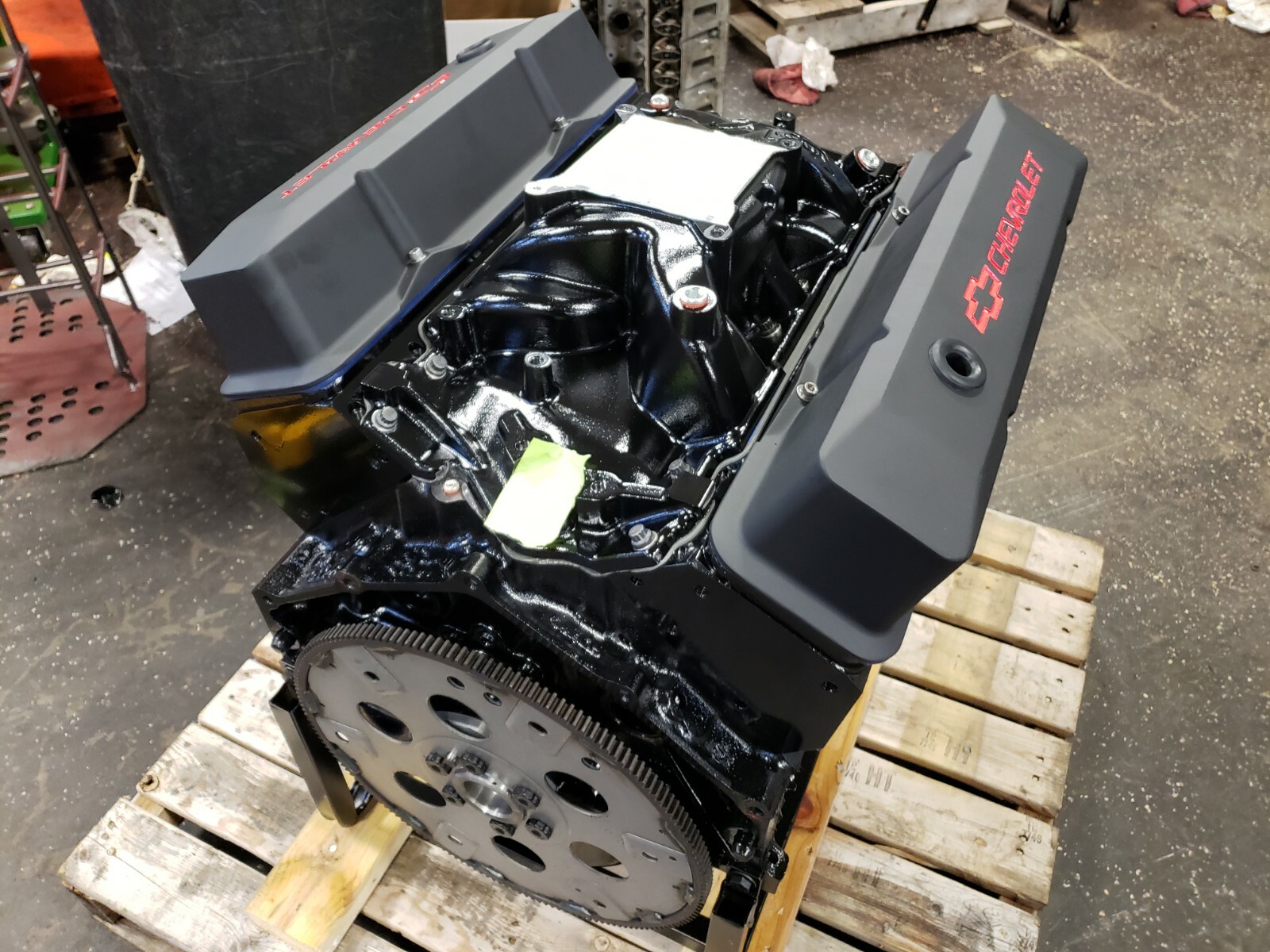 CHEVY 383 410HP CHEVY CRATE ENGINE ALUMINUM HEADS 2 YEAR WARRANTY HYD ...