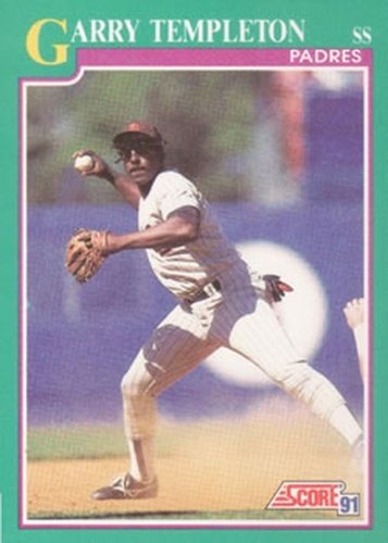 #117 Garry Templeton - San Diego Padres - 1991 Score Baseball | eBay