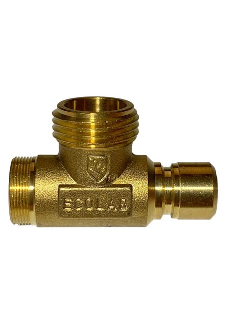 Ecolab Kay 92221043 3/4" Sidekick Wasting Tee for Service Sinks for ...