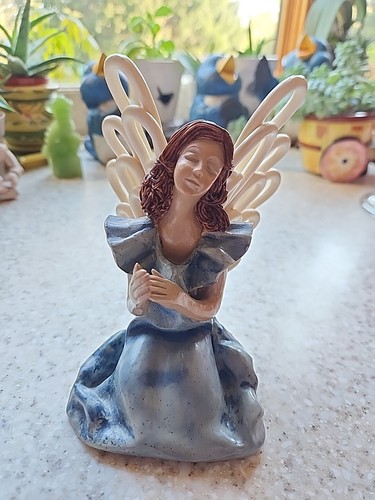Wings of Tranquility ANGEL Sheep Statue Figurine Samaco Trading Co 5.5 ...