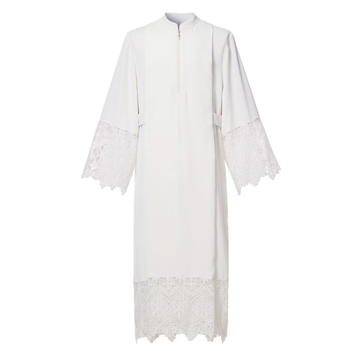 Catholic Clergy Alb with Lace Bands for Men Mass Liturgical Priest ALB ...