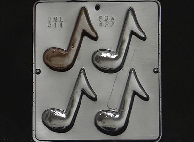 Musical Notes Chocolate Candy Mold 511 NEW | eBay