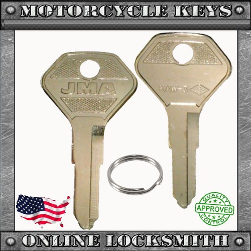 2 New Uncut Key For Kawasaki Motorcycles 1979+ Keyway X41 / KA14 | eBay