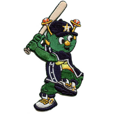 Houston Astros Team Mascot 'Orbit' Self Adhesive Patch Sticker | eBay