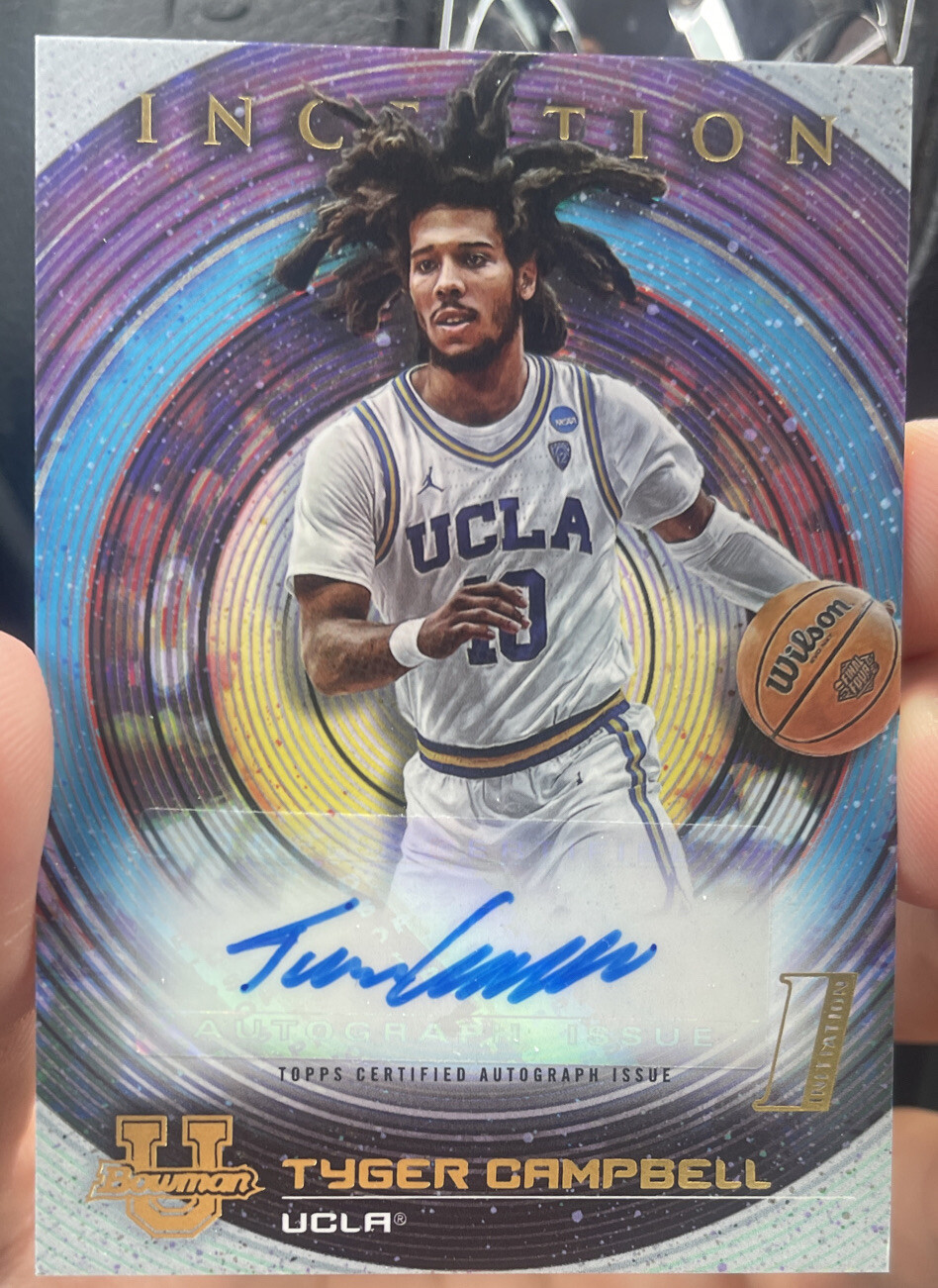2022/23 BOWMAN U INCEPTION TYGER CAMPBELL 1ST AUTO AUTOGRAPH #BIA-TC ...