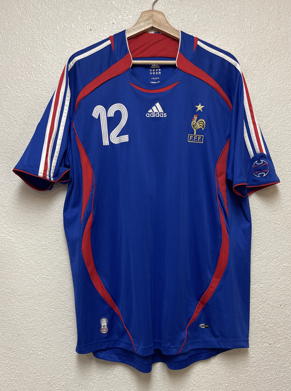 FRANCE 2006 2008 HOME FOOTBALL SHIRT SOCCER JERSEY ADIDAS 740126 HENRY ...