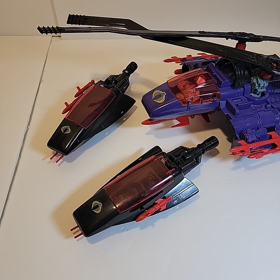 Gi Joe Cobra Mamba Helicopter Vehicle Gyro-Viper Action Figure ...
