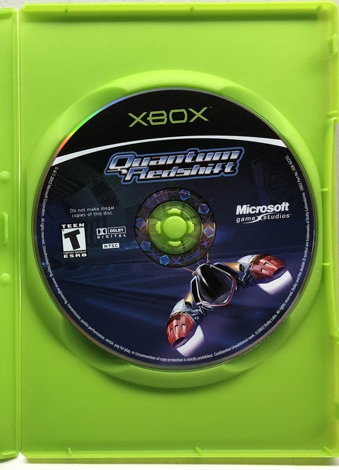 Quantum Redshift (Microsoft Xbox, 2002) Clean Tested Working - Free ...