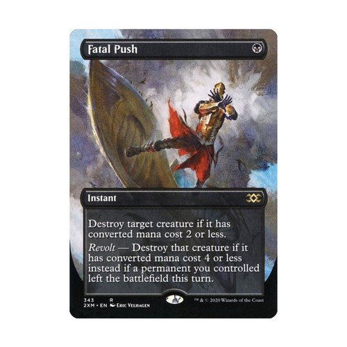 WOTC MtG Double Masters Fatal Push (Borderless) (R) (Foil) NM | eBay