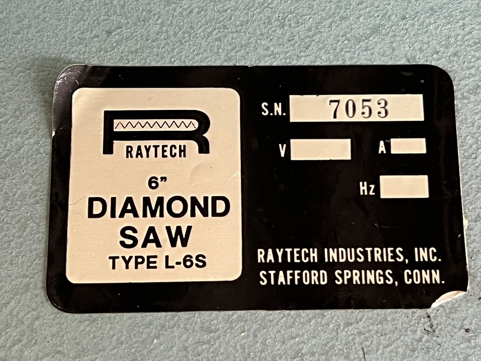 RAYTECH LAPIDARY 6” SAW Type L-6S | eBay