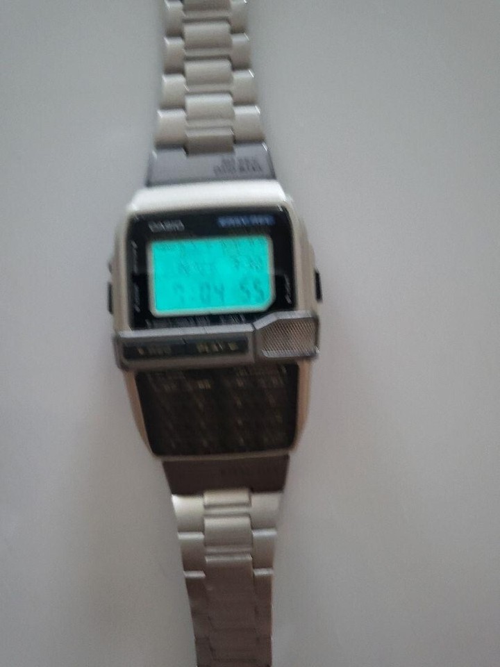 Casio Databank Easy Rec DBC-V50 Men's Watch Digital Silver Stainless ...