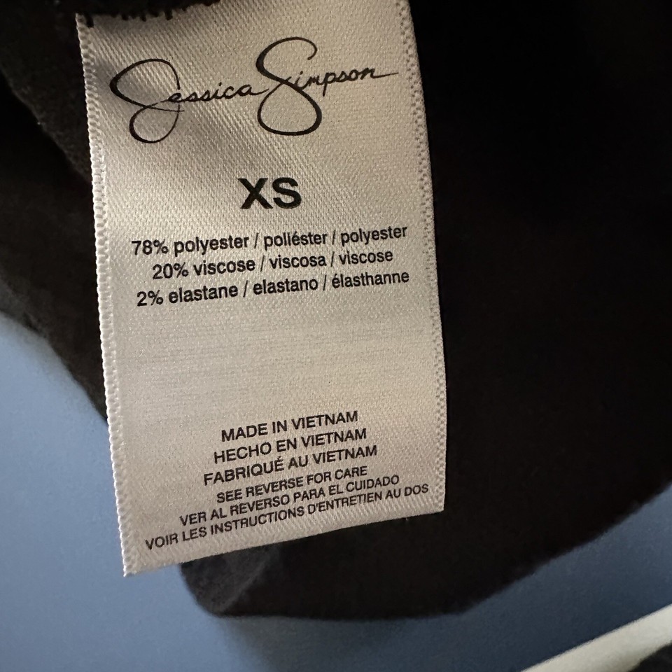 Jessica Simpson Bodycon Cold Shoulder Little Black Dress Size XS Extra ...