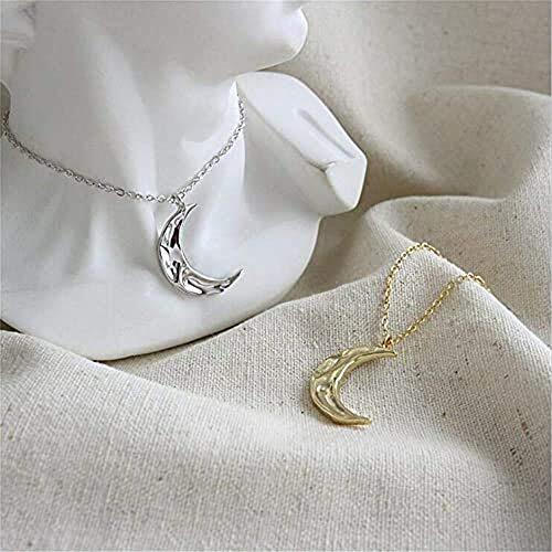 Collier ras du cou Bumpy Moon pour femmes et filles en argent sterling ...